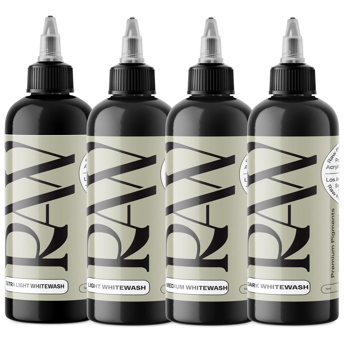 WHITE WASH SET TATTOO INKS & PIGMENTS – Raw Pigments